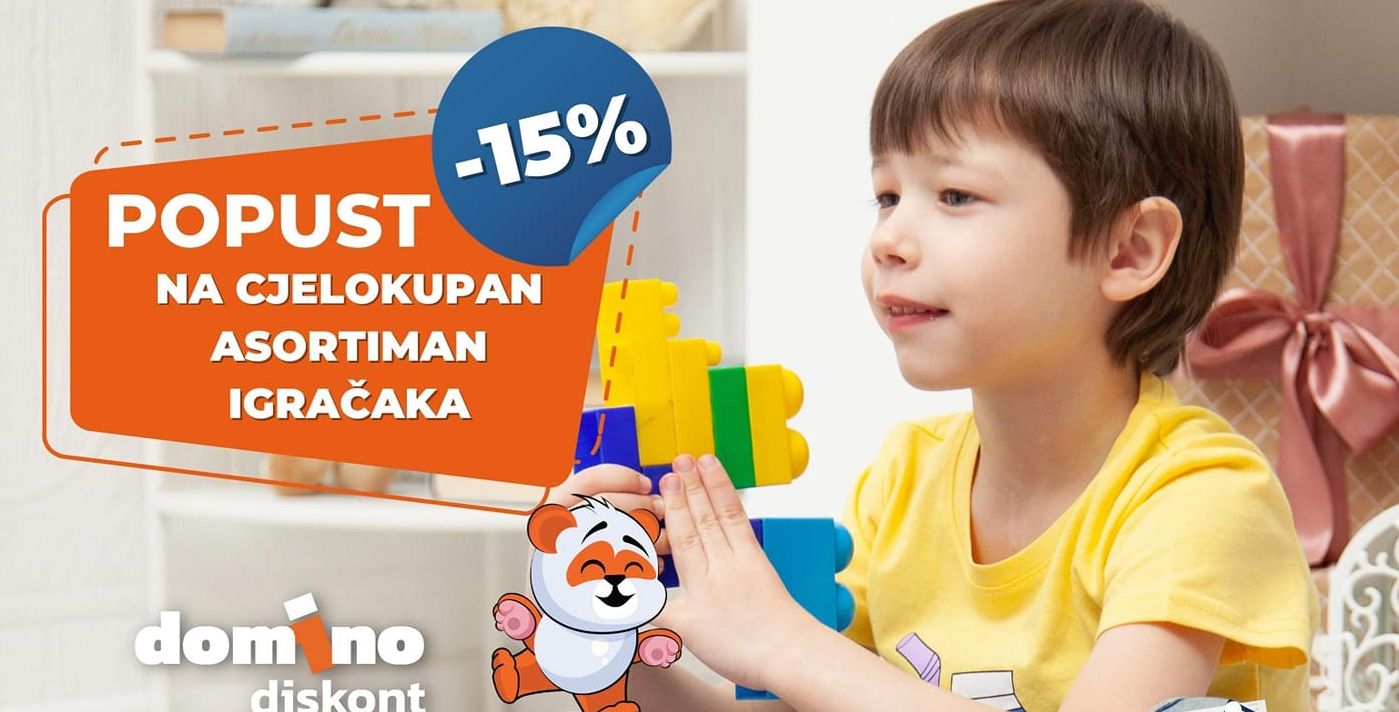 Domino diskont: Ne propustite SUPER popust od čak -15% na cjelokupan ...