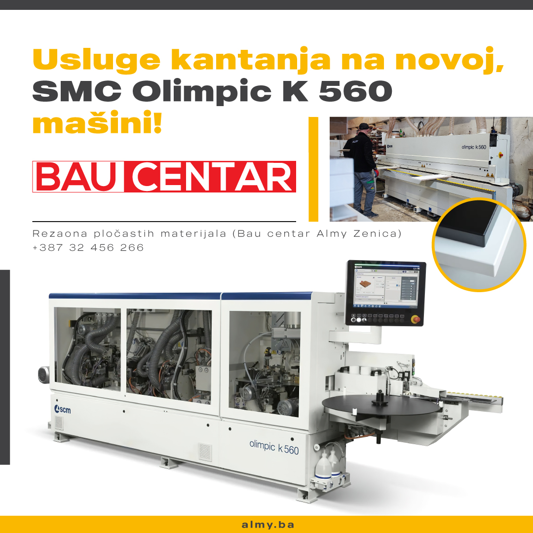 Almy bau centar: Usluga kantanja na novoj SMC Olimpic K 560 mašini ...