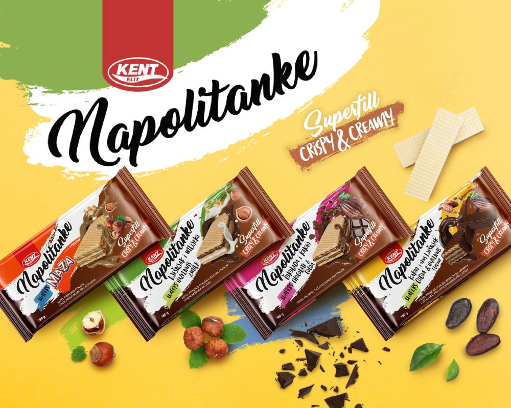 Hrskave Kent napolitanke sa originalnom i prvoklasnom recepturom ...