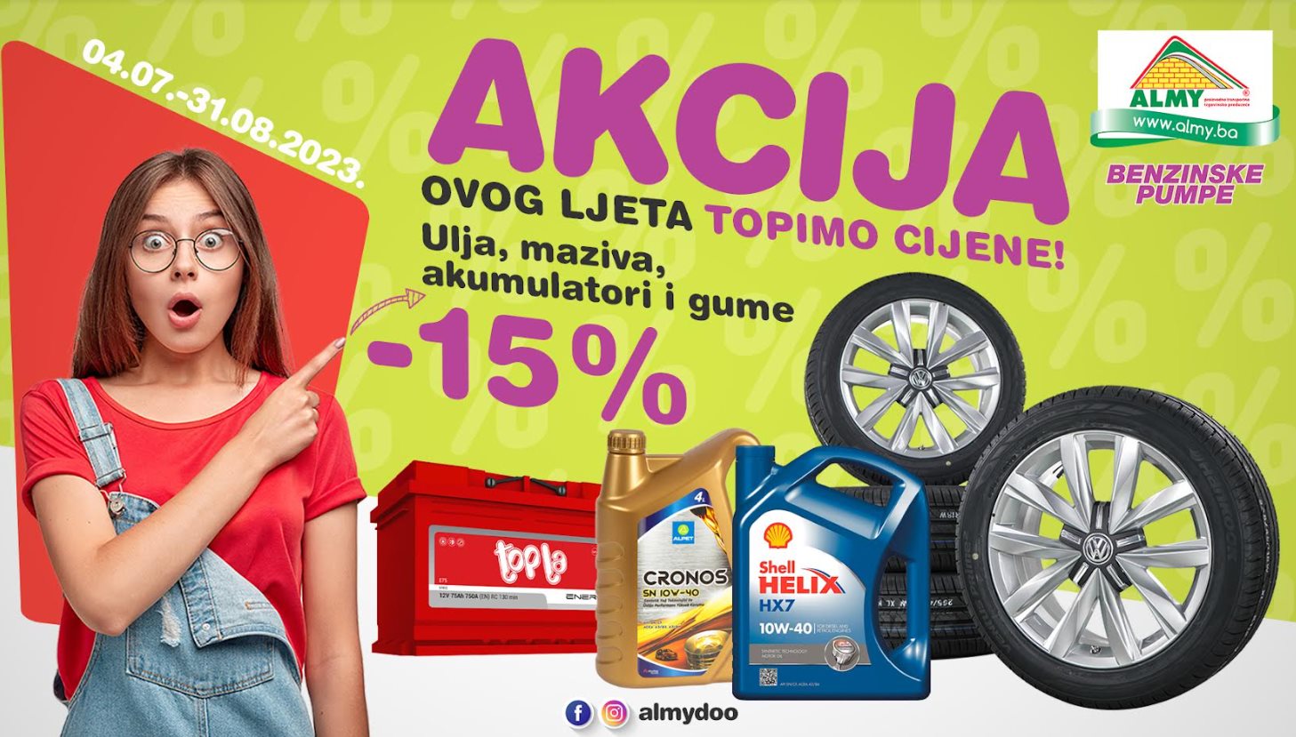 VELIKA ljetna akcija u maloprodajnim objektima kompanije Almy - Zenicablog