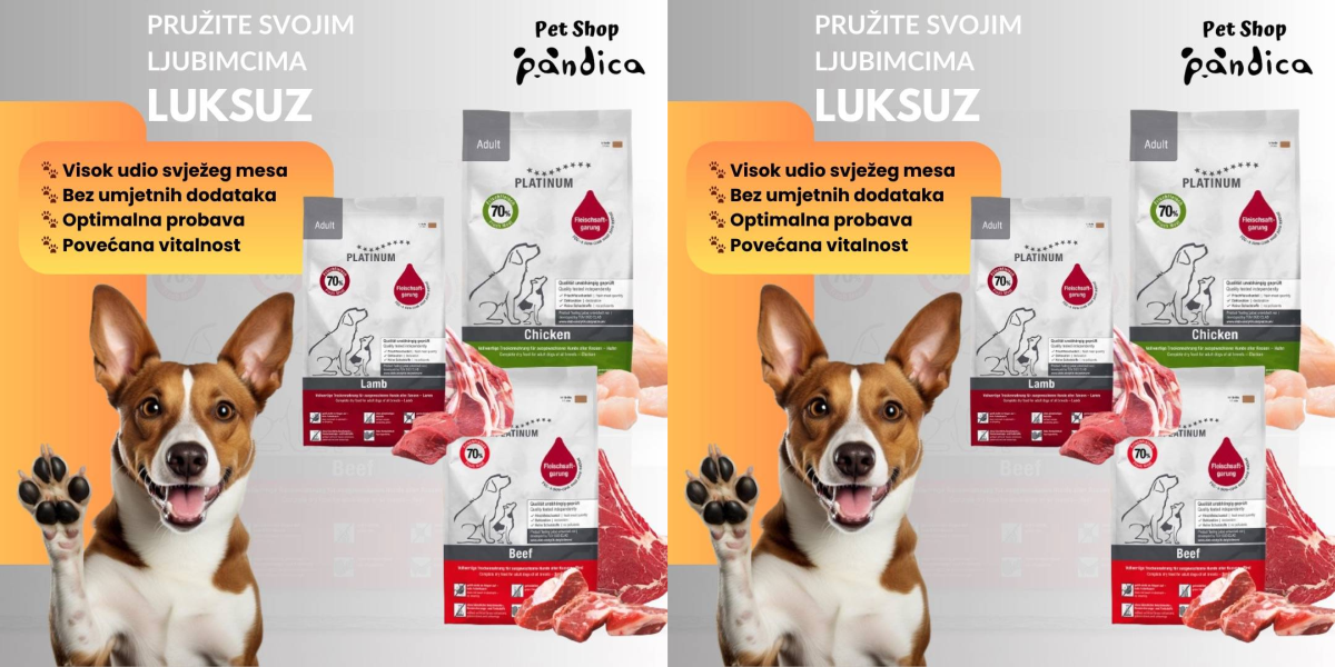 Pet shop Pandica predstavlja vrhunsku Platinum hranu za ljubimce ...