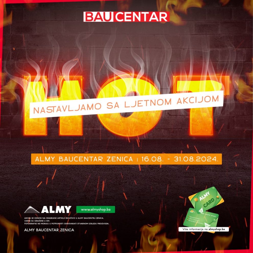AKCIJA ALMY Bau centar Zenica - armaturne mreže, željezo, stiropor ...
