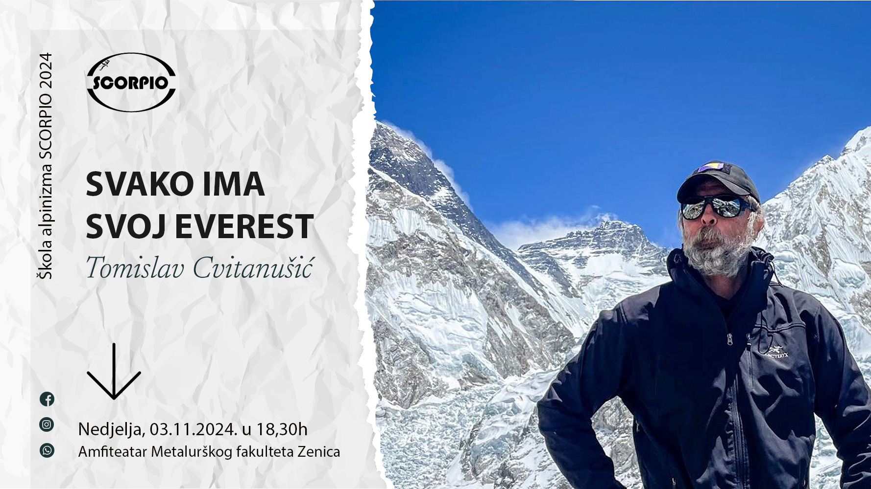 NAJAVA: "Svako ima svoj Everest-Tomislav Cvitanušić" - Zenicablog