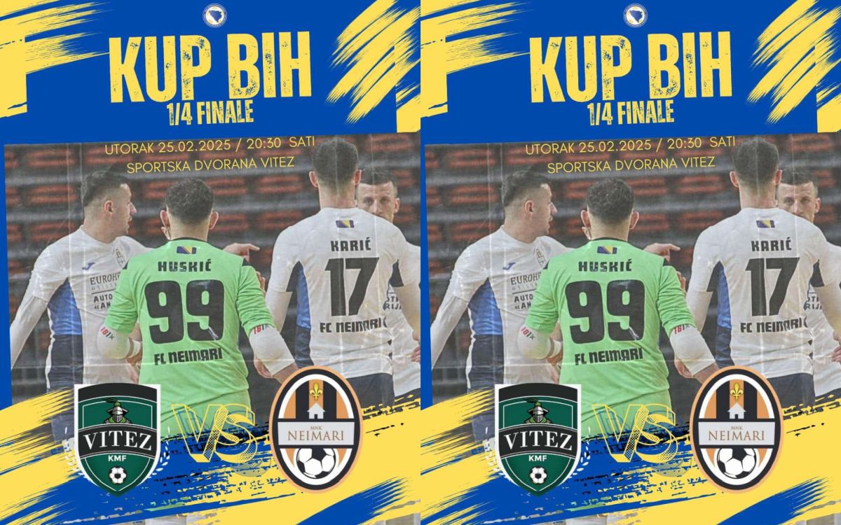 Ovog utorka MNK Neimari gostuju kod KMF Vitez u četvrtfinalu Kupa BiH u futsalu - Zenicablog