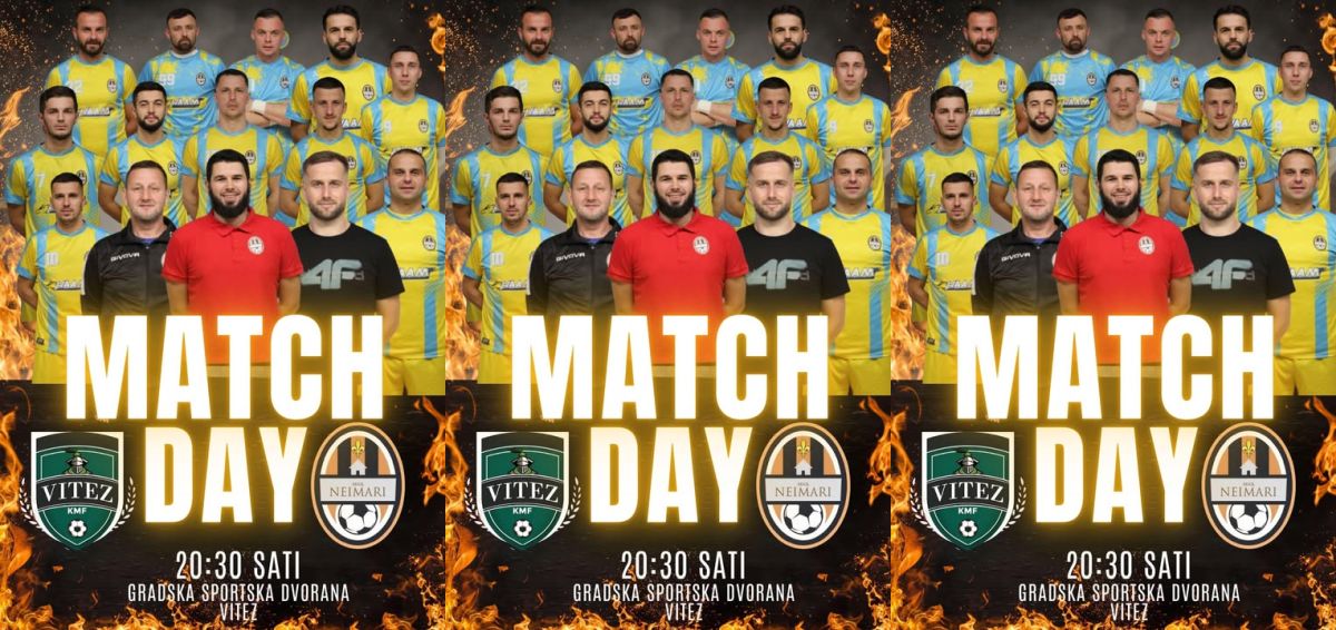 Trijumf zeničkih Neimara u Vitezu u četvrtfinalu Kupa BiH u futsalu i plasman u polufinale ...