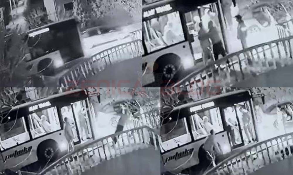 VIDEO: Pogledajte snimak presretanja autobusa i napada na vozača kod Pojska - Zenicablog