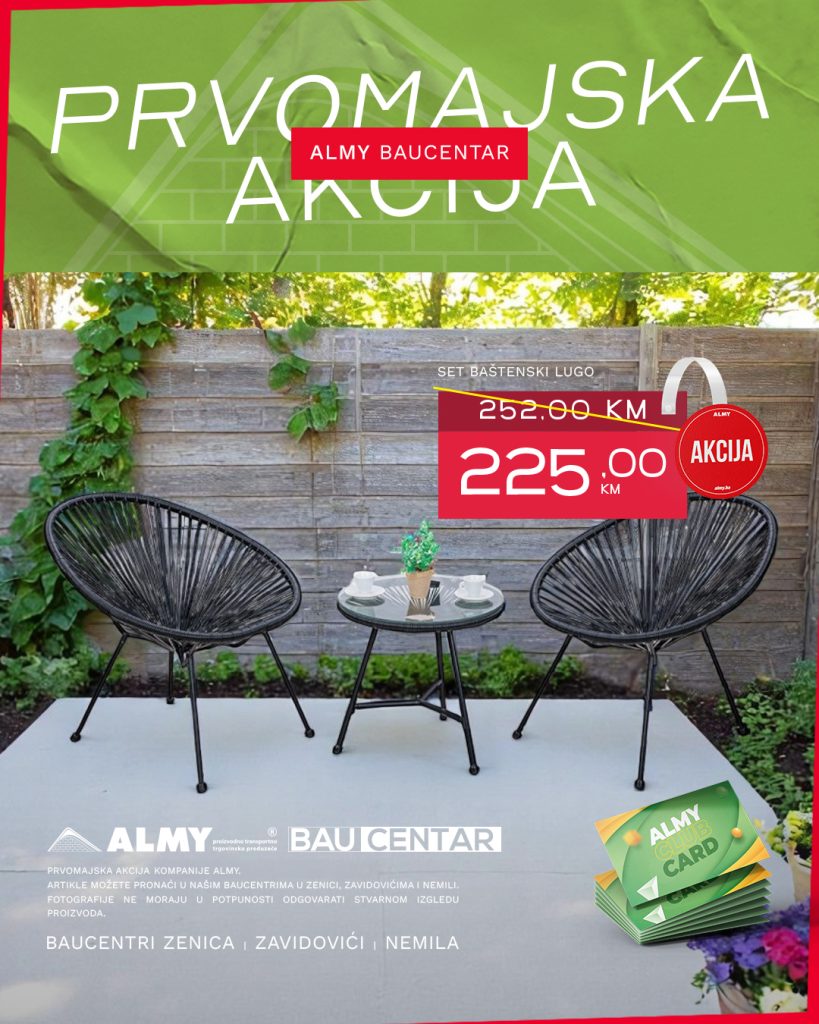 Prvomajska akcija u Almy Baucentrima: Veliki popusti na roštilje ...