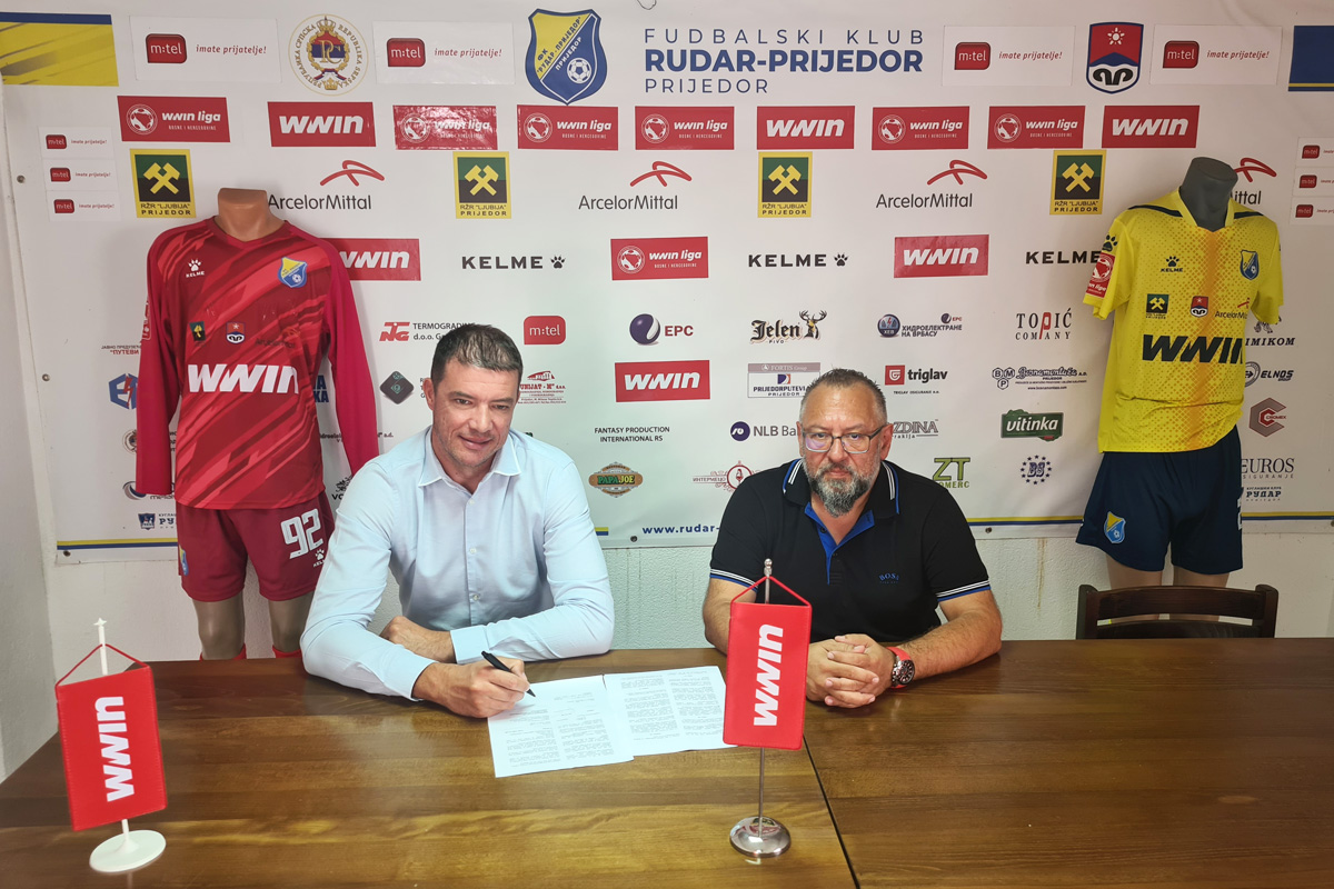 WWIN – sponzor i FK Rudar Prijedor - znak podrške, strasti i vjere u ...