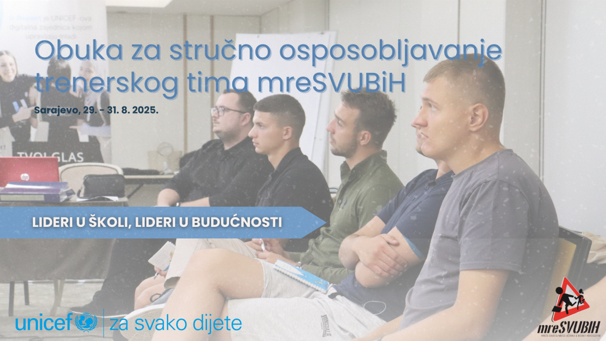 Održana obuka za stručno osposobljavanje trenerskog tima mreSVUBiH - Zenicablog